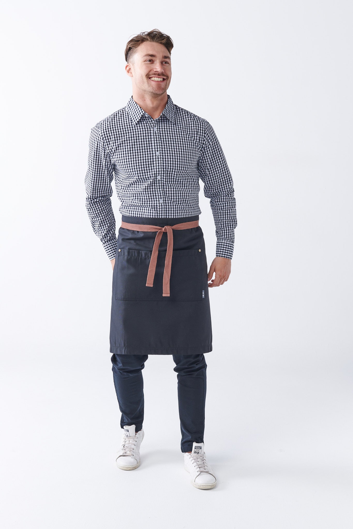 GEORGIA Waist Apron - Wrinkle Resistant Drill – Urbanbar Design
