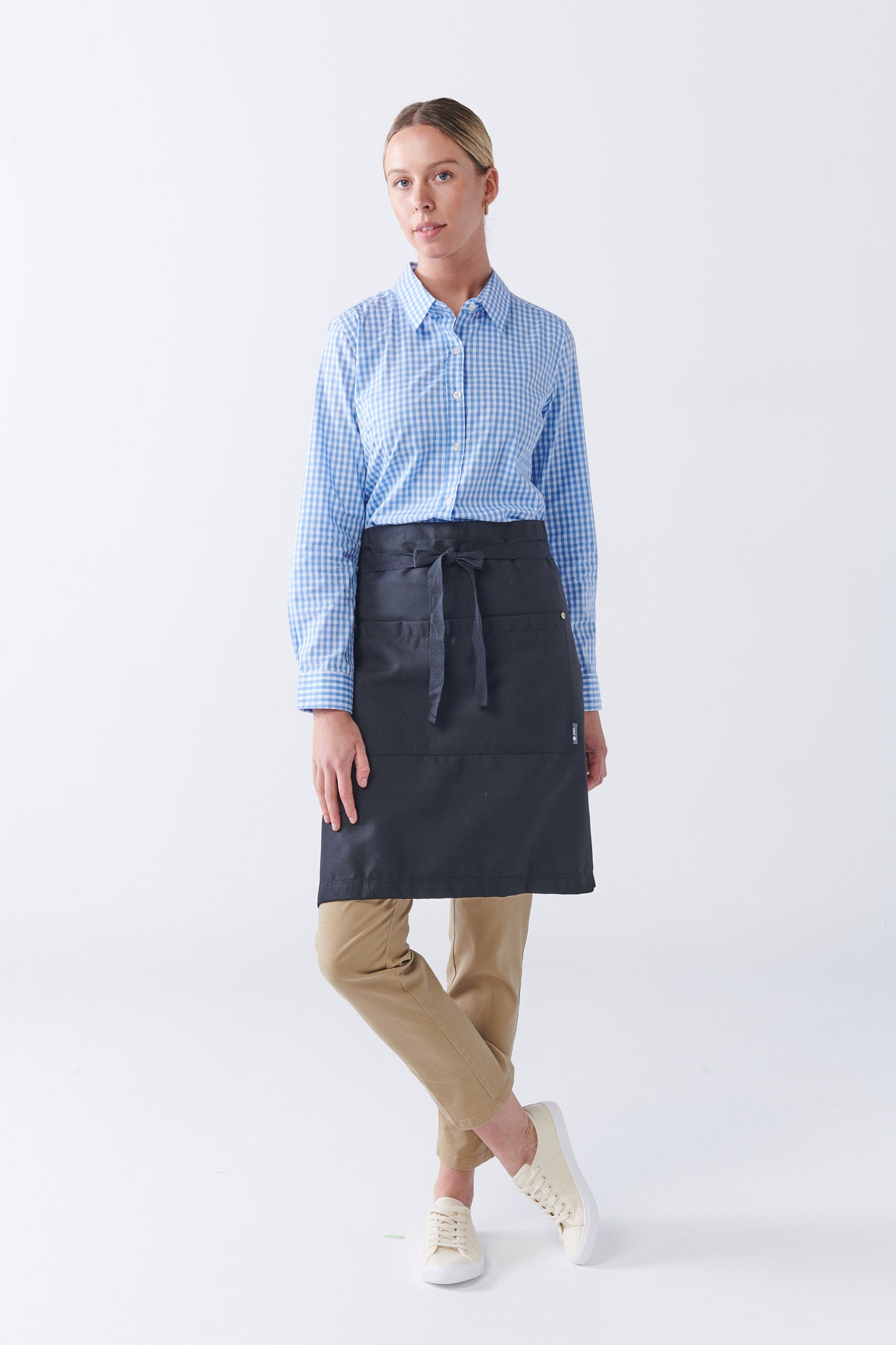 GEORGIA Waist Apron - Wrinkle Resistant Drill – Urbanbar Design